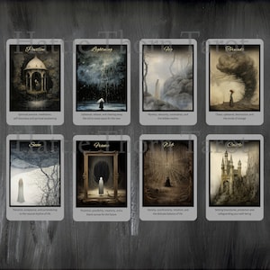 Shadow Fates Oracle • 45-card Deck • Dark Reflections & Intuition ...