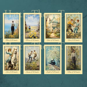Bygone Spring Tarot • Antique Springtime 78-card Deck • Victorian ...
