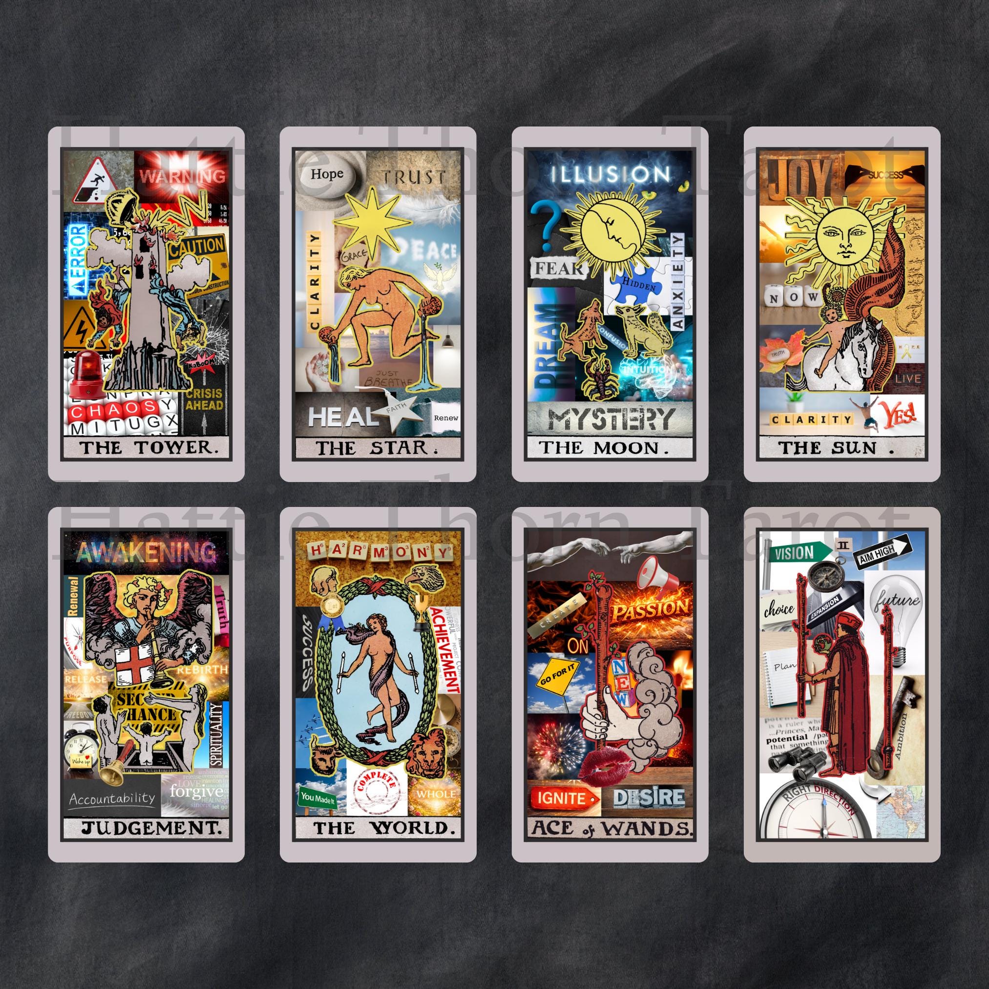 Straight Talking Tarot • A Bold Tarot of Clarity & Truth • 78-card ...