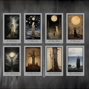 Shadow Fates Tarot and Oracle Bundle by Hattie Thorn. 2 Deck Special ...