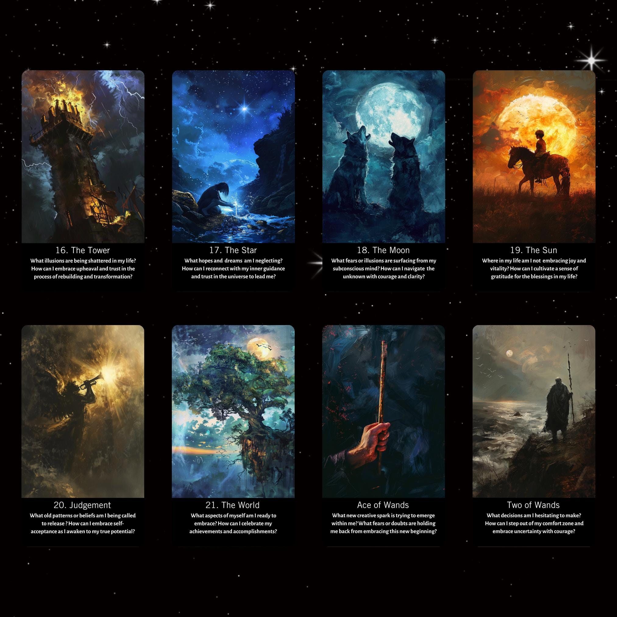 Inner Shadows Tarot • Explore the Subconscious • Shadow Work Deck by ...