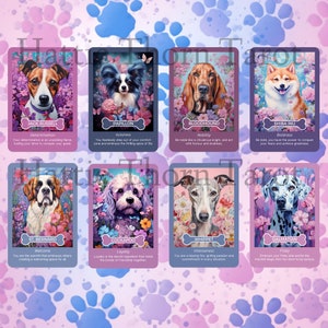 Dogs and Daisies Oracle by Hattie Thorn. Original Design 45 Card Deck ...
