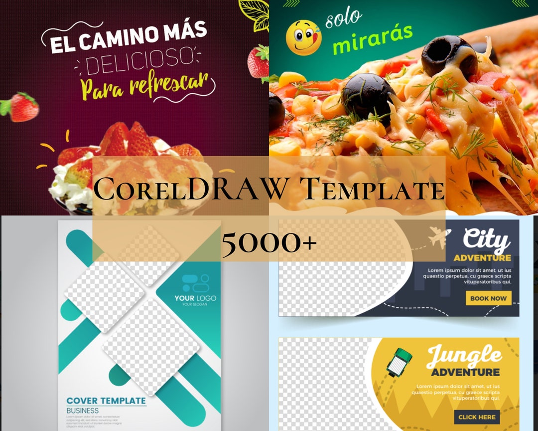 5000 Coreldraw Template Bundle - Etsy