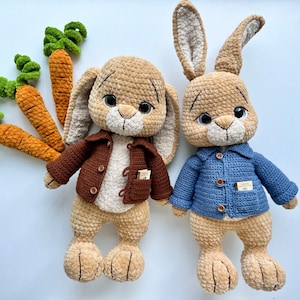 Crochet Bunny Pattern / Stuffed Bunny / Crochet Animals / Amigurumi ...