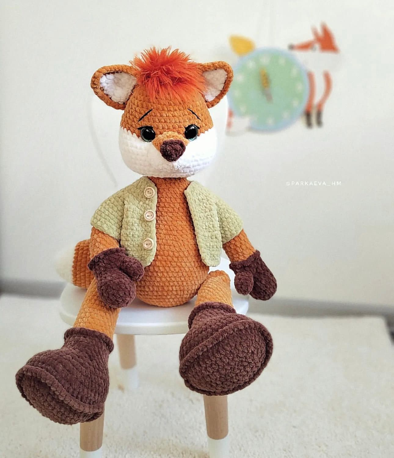 Fox Plus Crochet Pattern / Amigurumi Fox Pattern / Crochet Animals ...