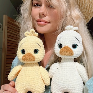 Crochet Pattern / Duck Amigurumi Pattern / Quack Quack Plush Pattern ...