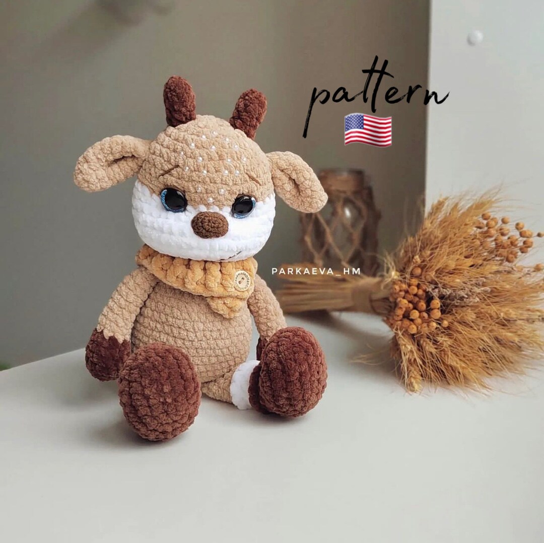 Fawn Crochet Pattern / Crochet Animal Pattern / Baby Toys Amigurumi ...