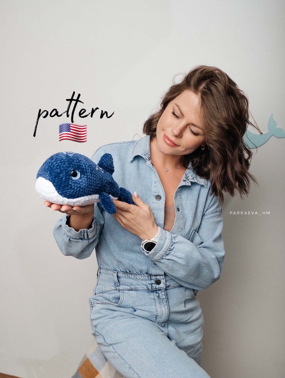 Crochet Baby Whale Pattern: Amigurumi Stuffed Animal (PDF Pattern) - Etsy
