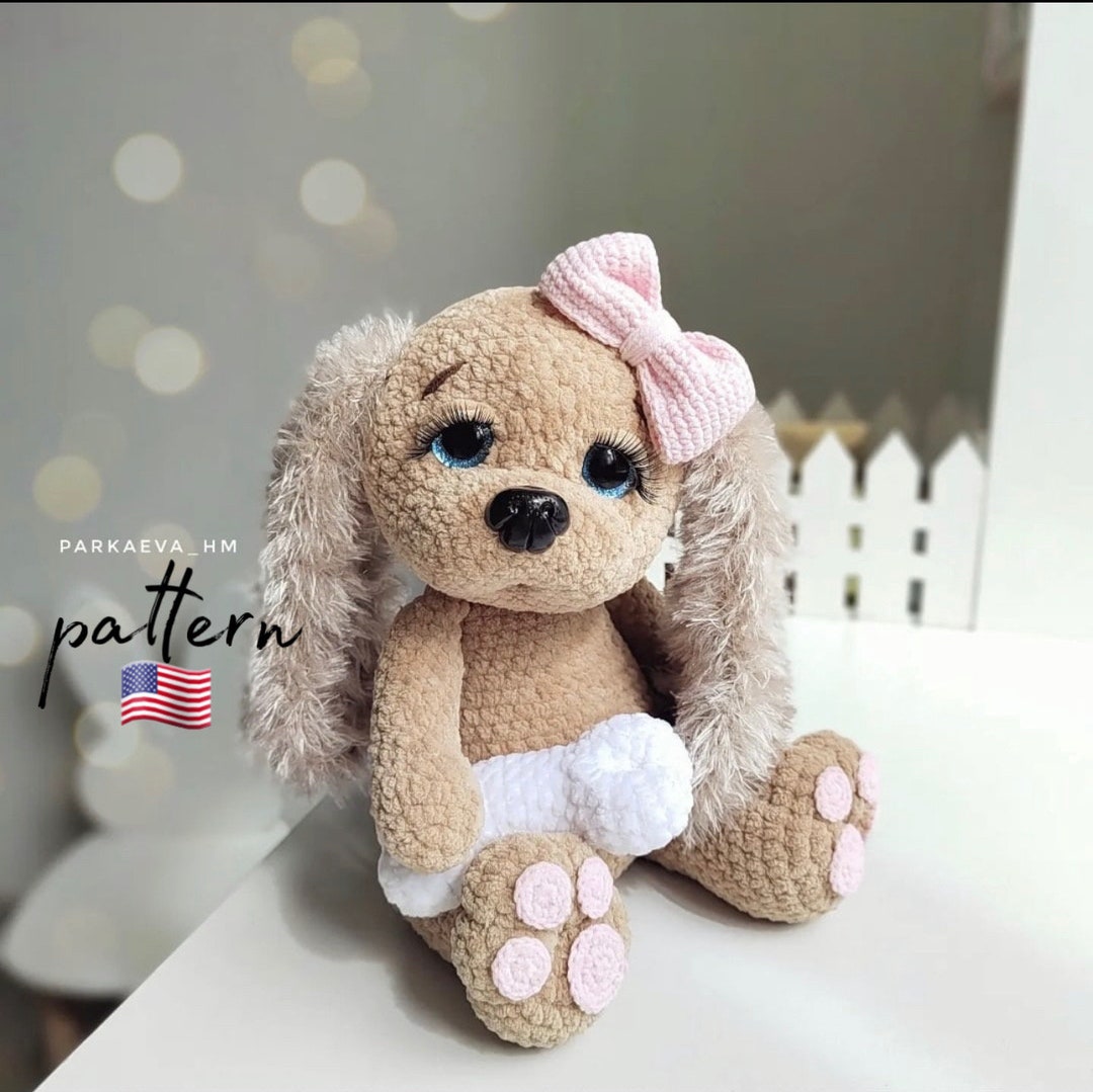 Dog Crochet Pattern / Crochet Spaniel Pattern / Amigurumi Toys ...