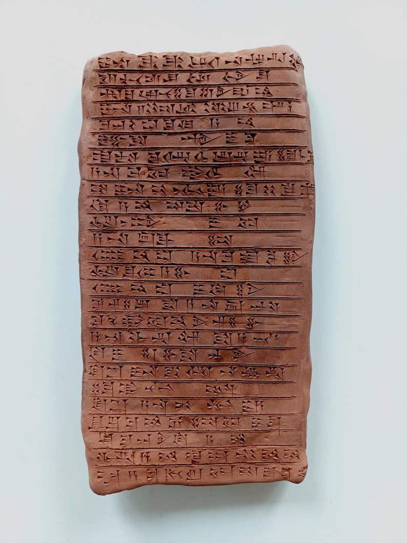 Complaint to Ea-nāṣir Cuneiform Tablet Replica - Etsy UK