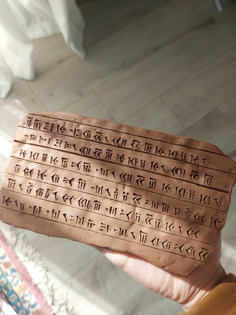 Old Persian Palace Inscription Replica Cuneiform Tablet - Etsy