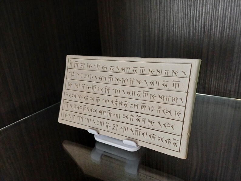 Old Persian Palace Inscription Replica Cuneiform Tablet - Etsy