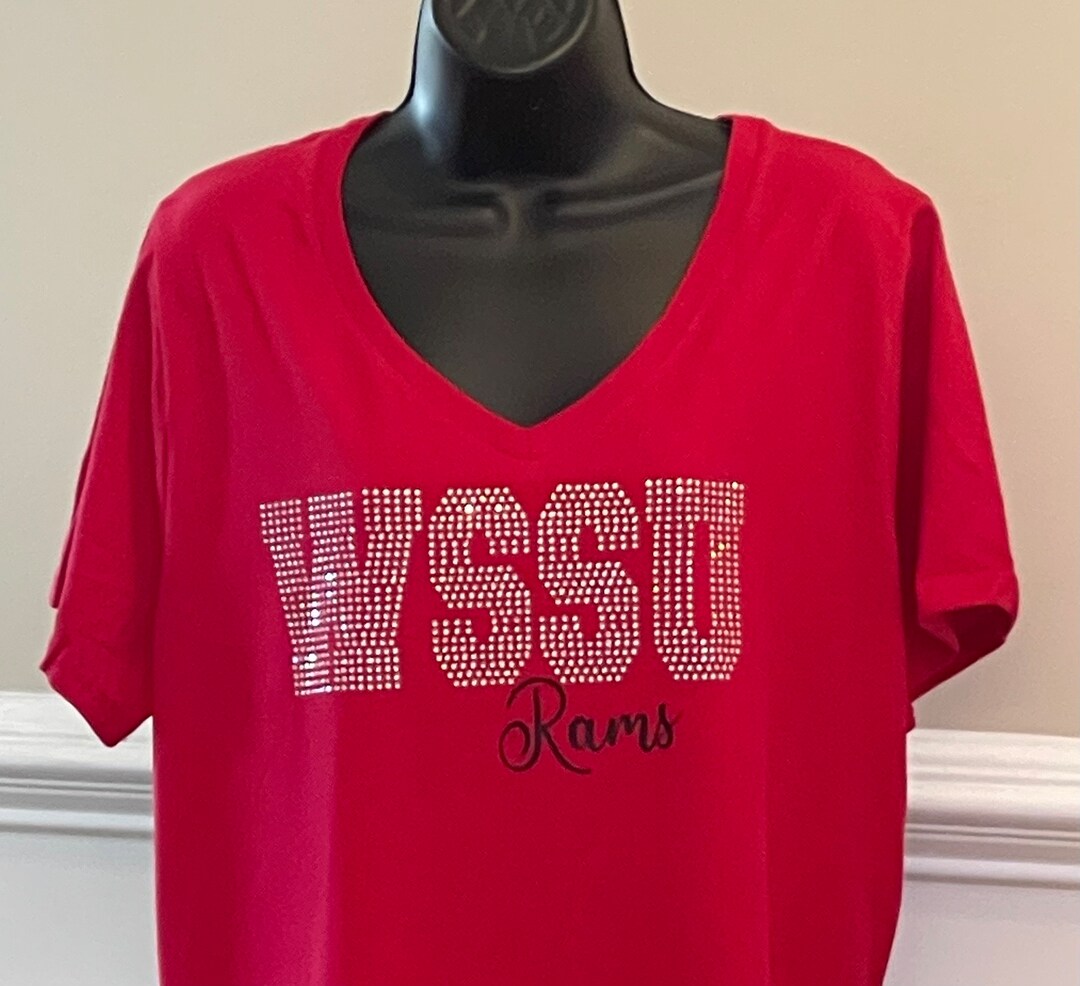 WSSU Rhinestone T-shirt WSSU RAMS Winston Salem State Hbcu - Etsy
