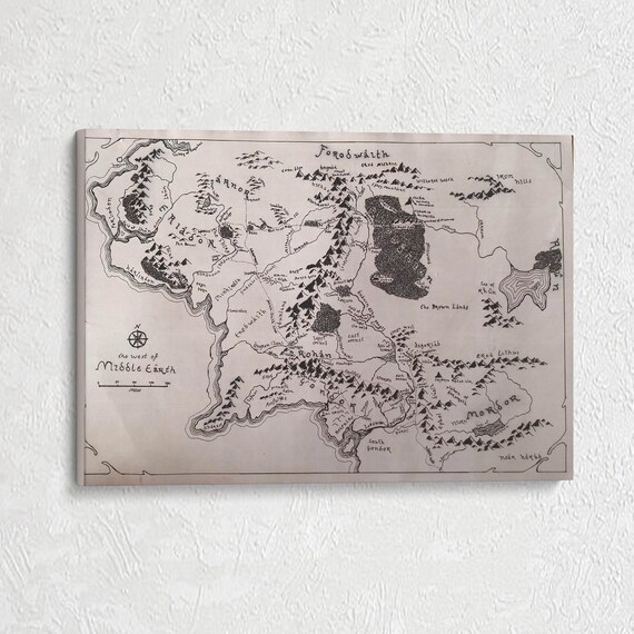 Middle Earth Movie Map