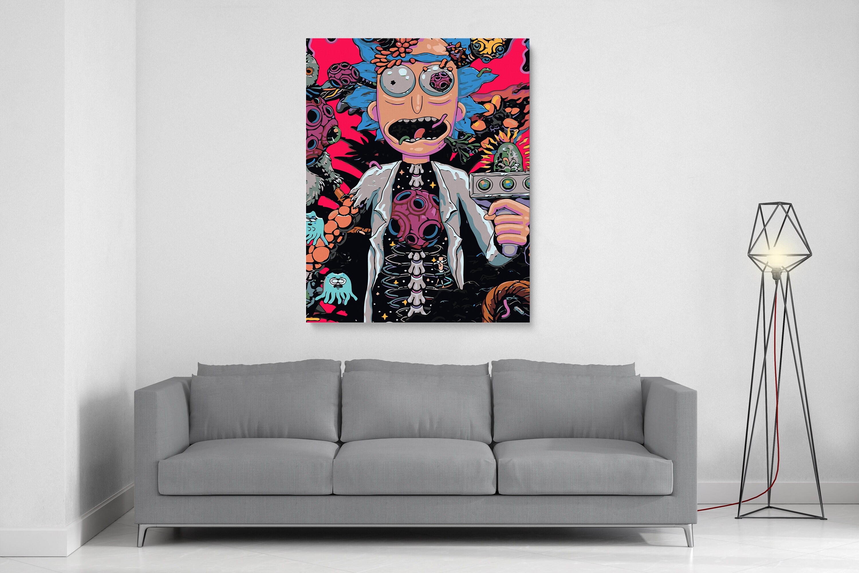 Rick and Morty Canvas Tv Series Canvas Wall Art Movie Canvas - Etsy