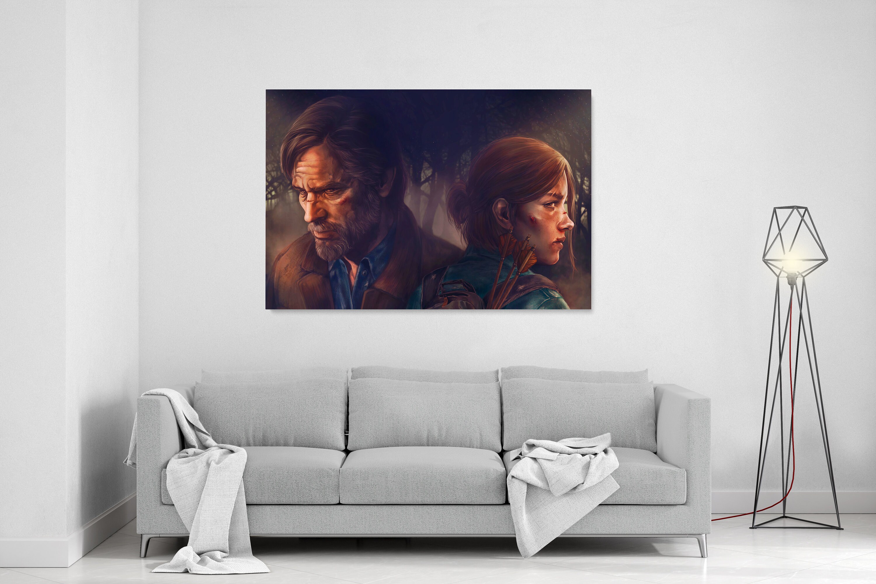 TLOU Video Game Poster, the Last of Us Canvas, Video Game Poster Canvas ...