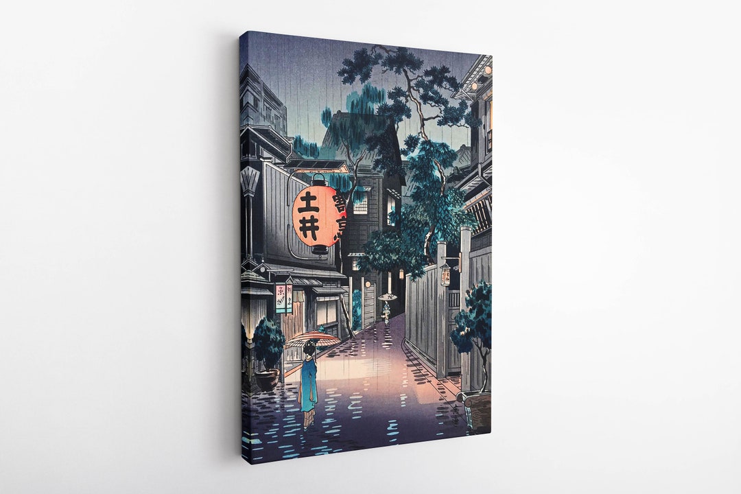 Japan Art, Tsuchiya Koitsu, Evening at Ushigome, Koitsu Art Print ...