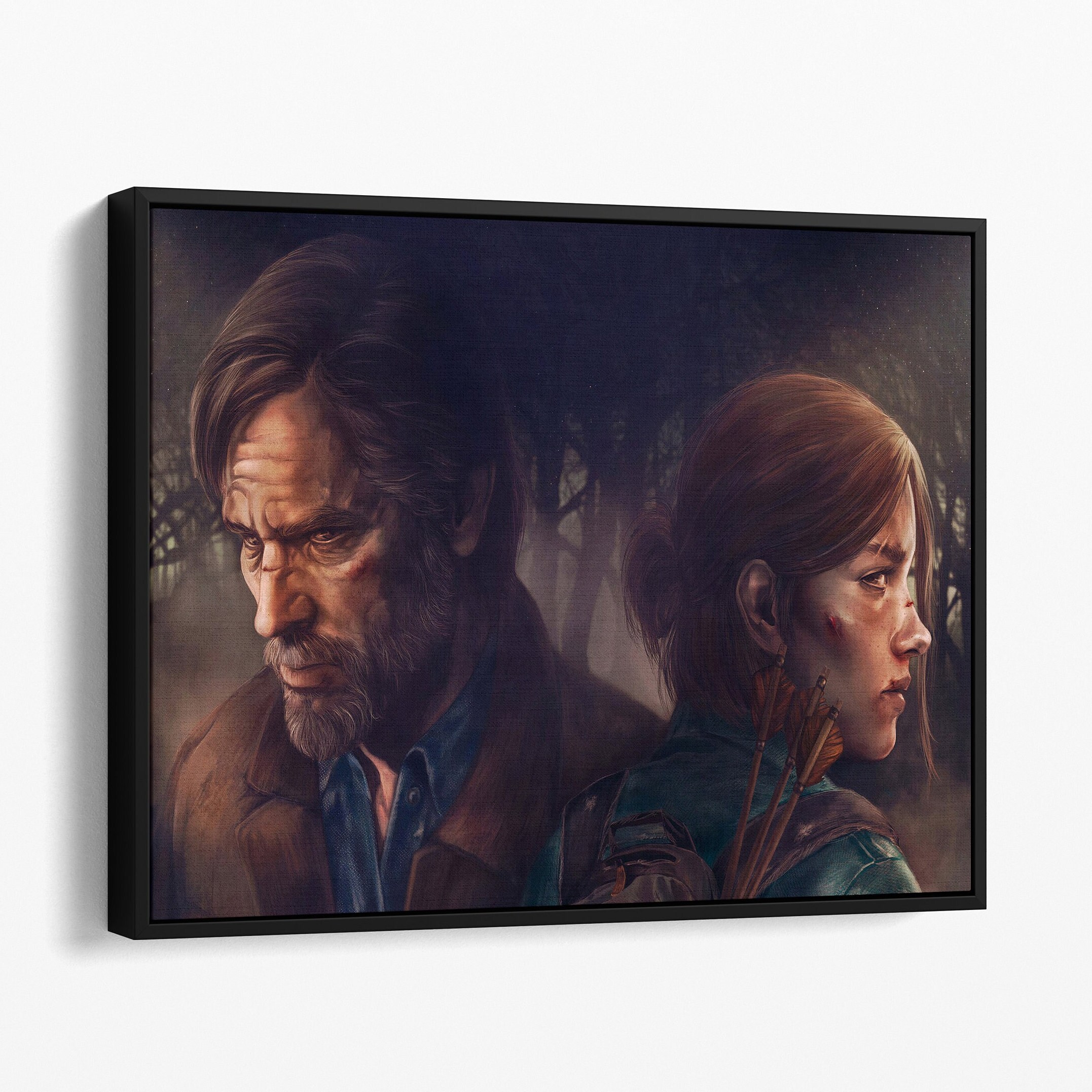 TLOU Video Game Poster, the Last of Us Canvas, Video Game Poster Canvas ...