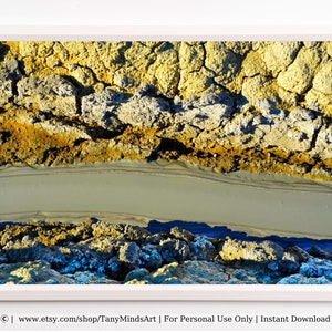 Mud Volcano Rill Photography | Printable Digital Download | Geological ...