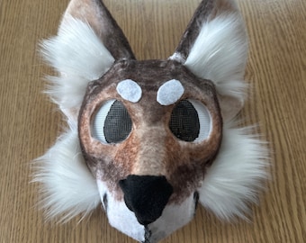 Coyote Mask - Etsy