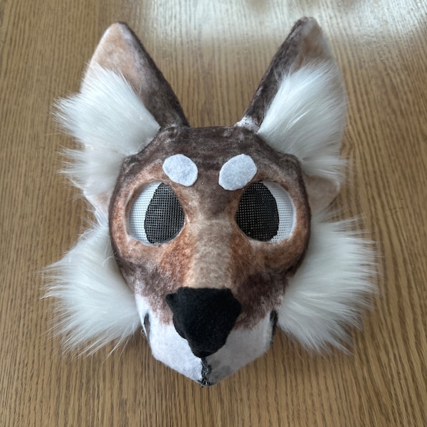 Coyote Mask - Etsy