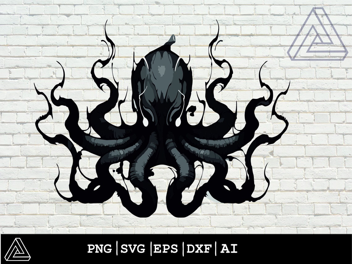 Octopus SVG - Octopus Tentacles SVG - Vector Octopus Tentacles - Svg ...