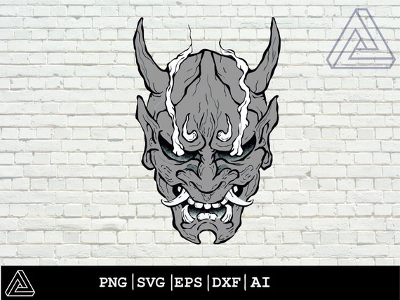 Samurai Mask Stencil