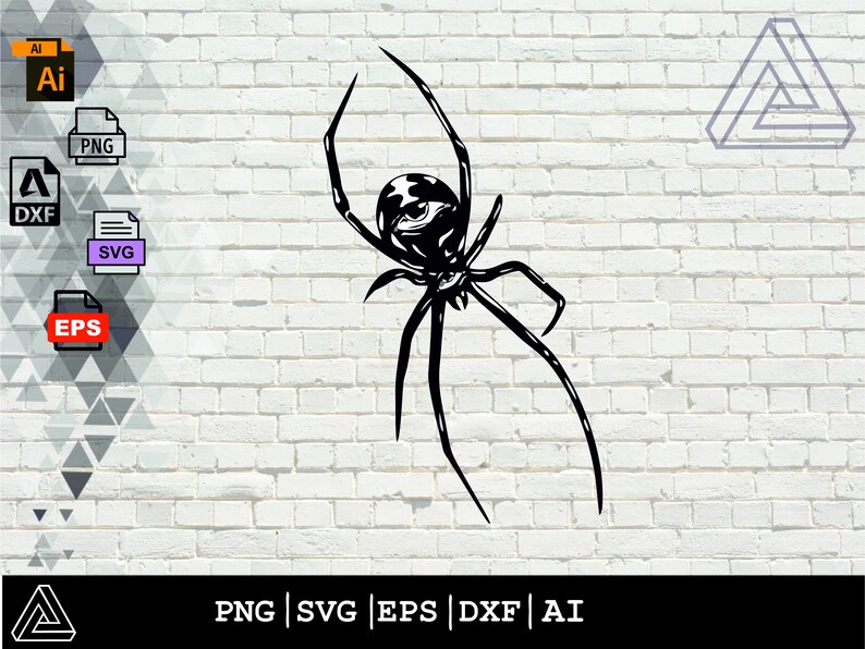Spider - Instant Digital Download - Svg, Png, Dxf, and Eps Files ...
