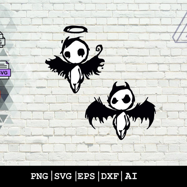 Fallen Angel Svg - Etsy