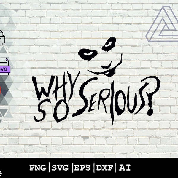 Why so Serious - Etsy