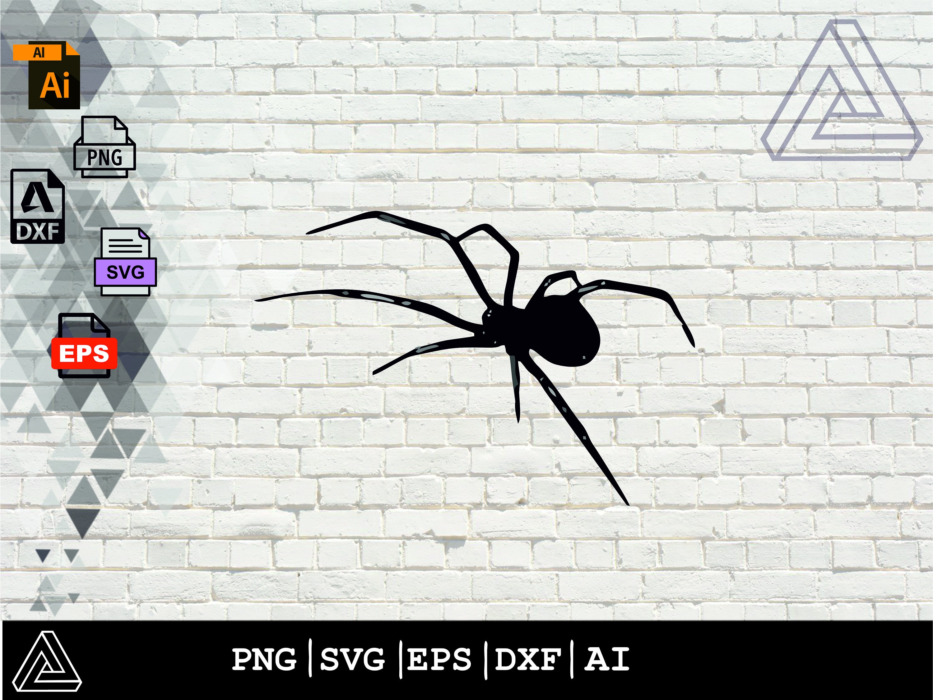 Spider Instant Digital Download Svg, Png, Dxf, and Eps Files Included ...