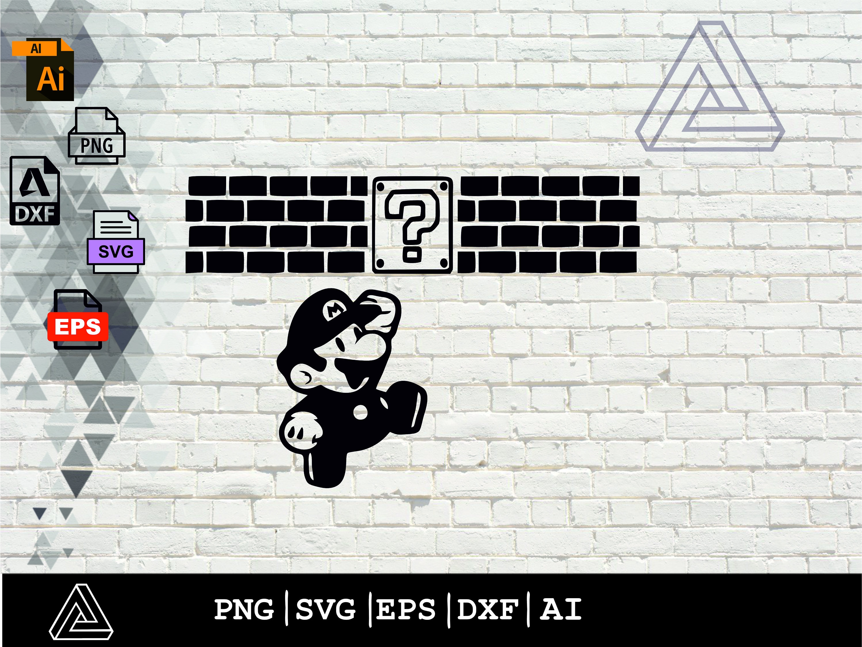 Mario Bros Silhouette