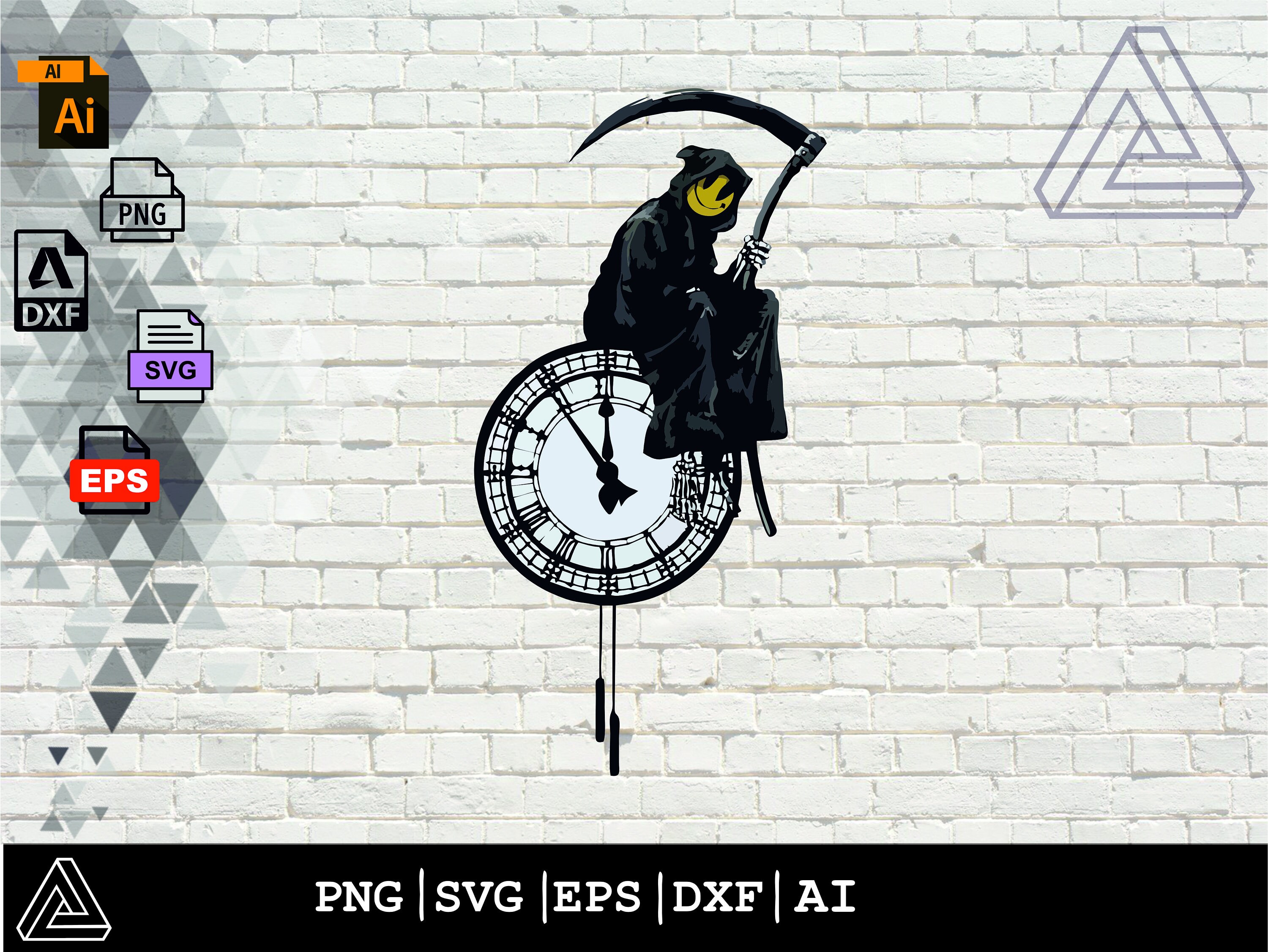 Death Clock Svg Death Clock Clipart Death Clock Cut File Death Clock ...