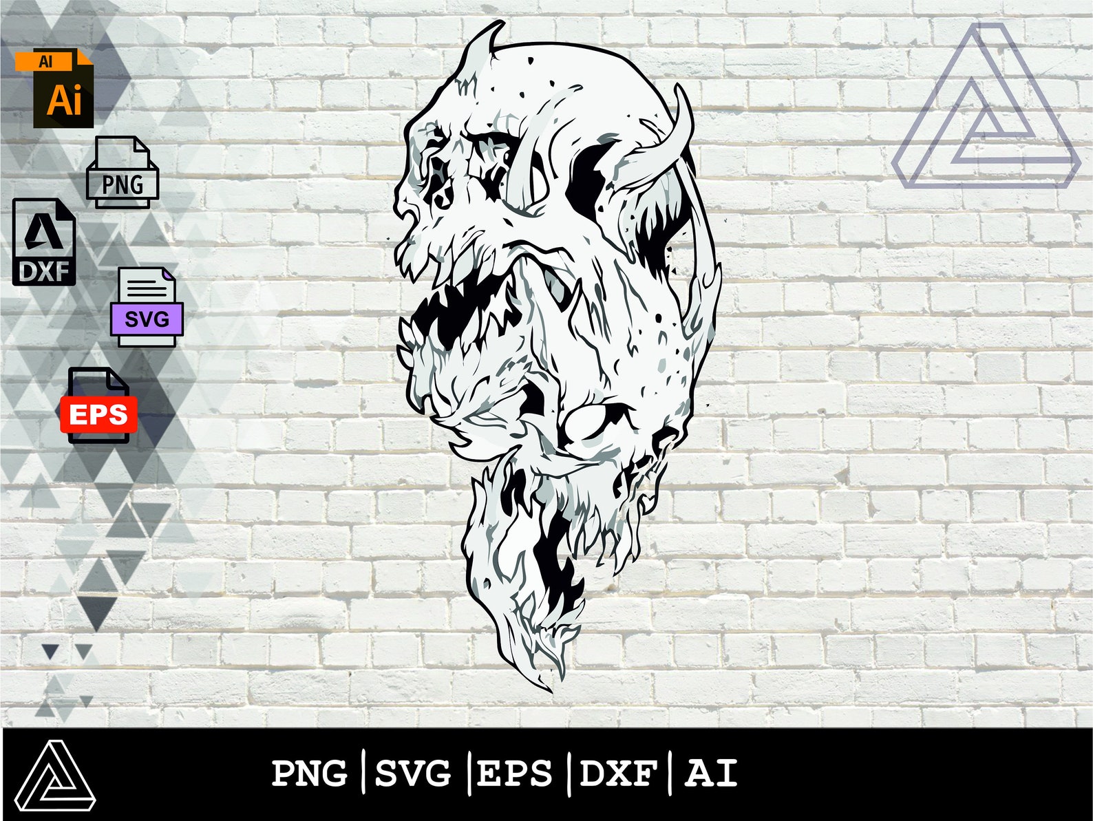 Dripping Skull Svg Drip Svg Human Skull Svg Scary Skeleton - Etsy