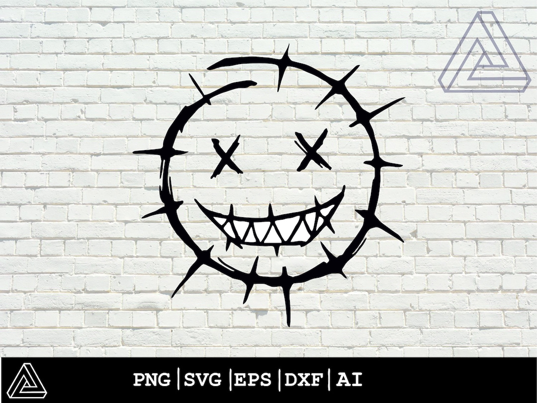 Scary Smile Svg | Horror Smile Clipart | Creepy Face Cut File | Creepy ...