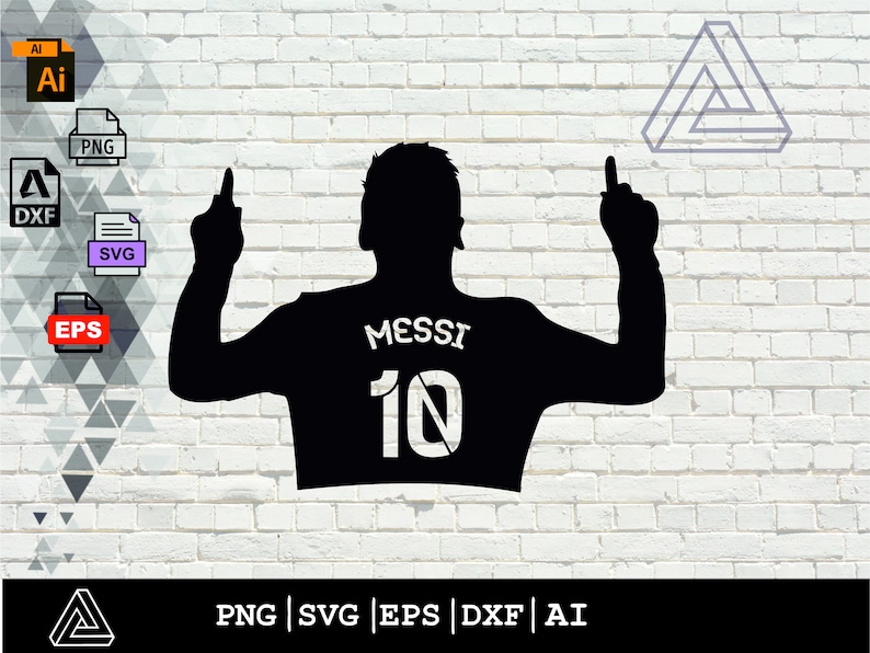 Messi Svg, Lionel Messi, Digital Art, , Football, Soccer, Leo ...