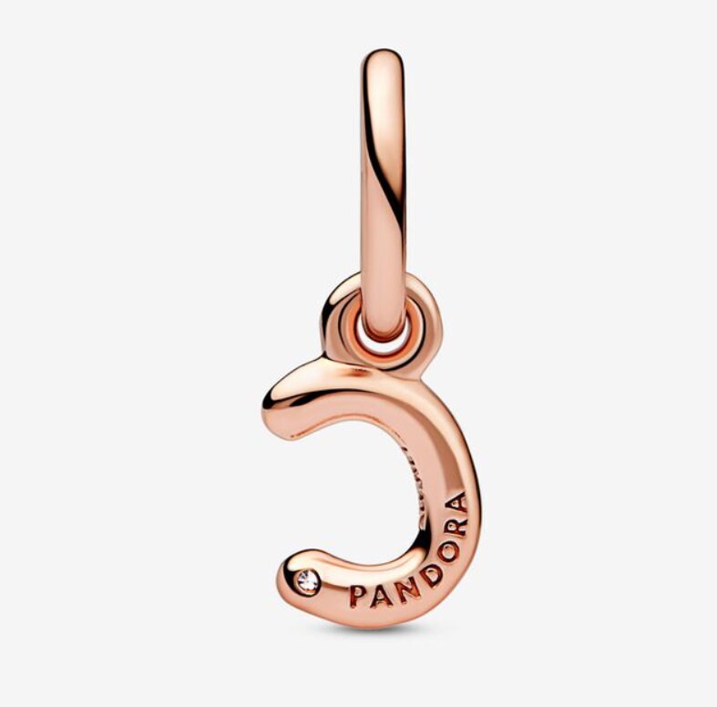 Pandora Moments Letter C Script Alphabet Kirjainkoru Hela - Etsy