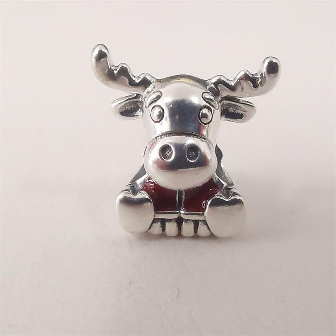 Pandora Charm Sterling Silver Ale S925 Canada Moose Maple Leaf - Etsy