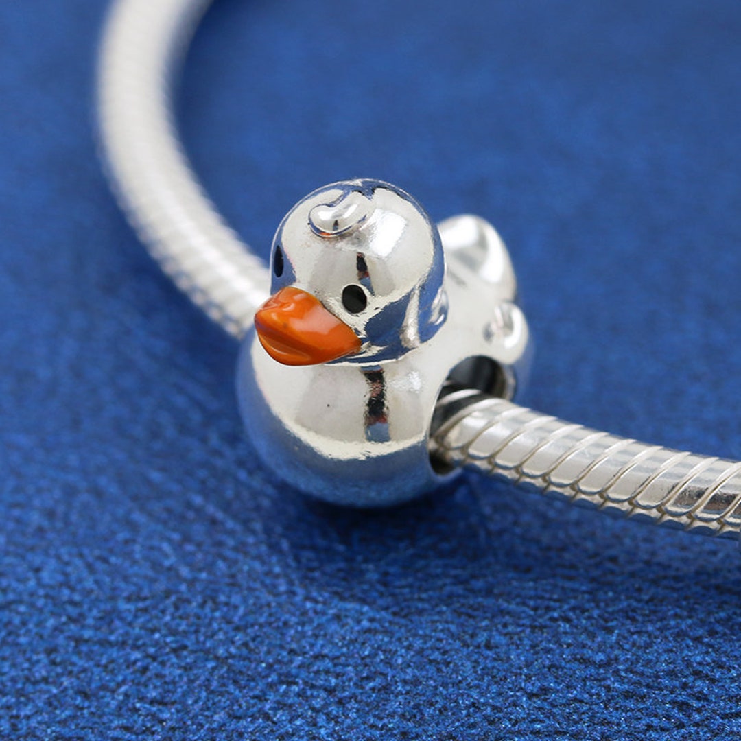 Pandora Polished Rubber Duck Charm Sterling Silver - Etsy