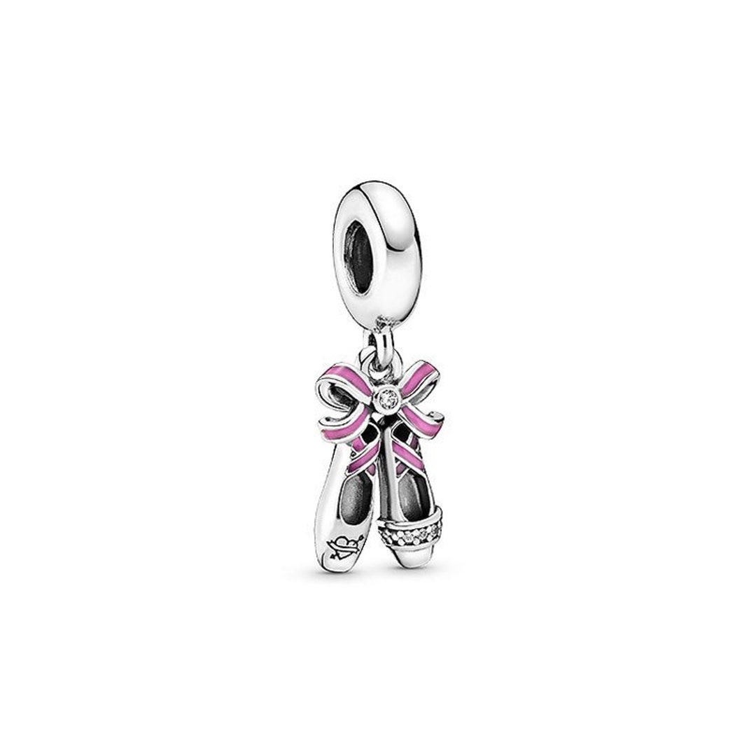 Pandora Pink Ballerina Shoes Charm S925 ALE - Etsy