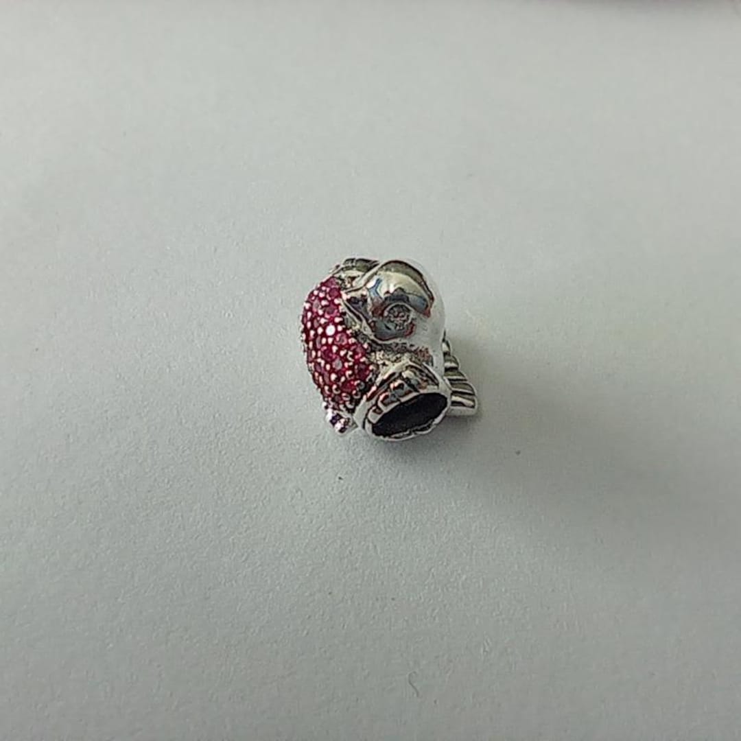 Silver Pandora Red Robin Charm - Etsy