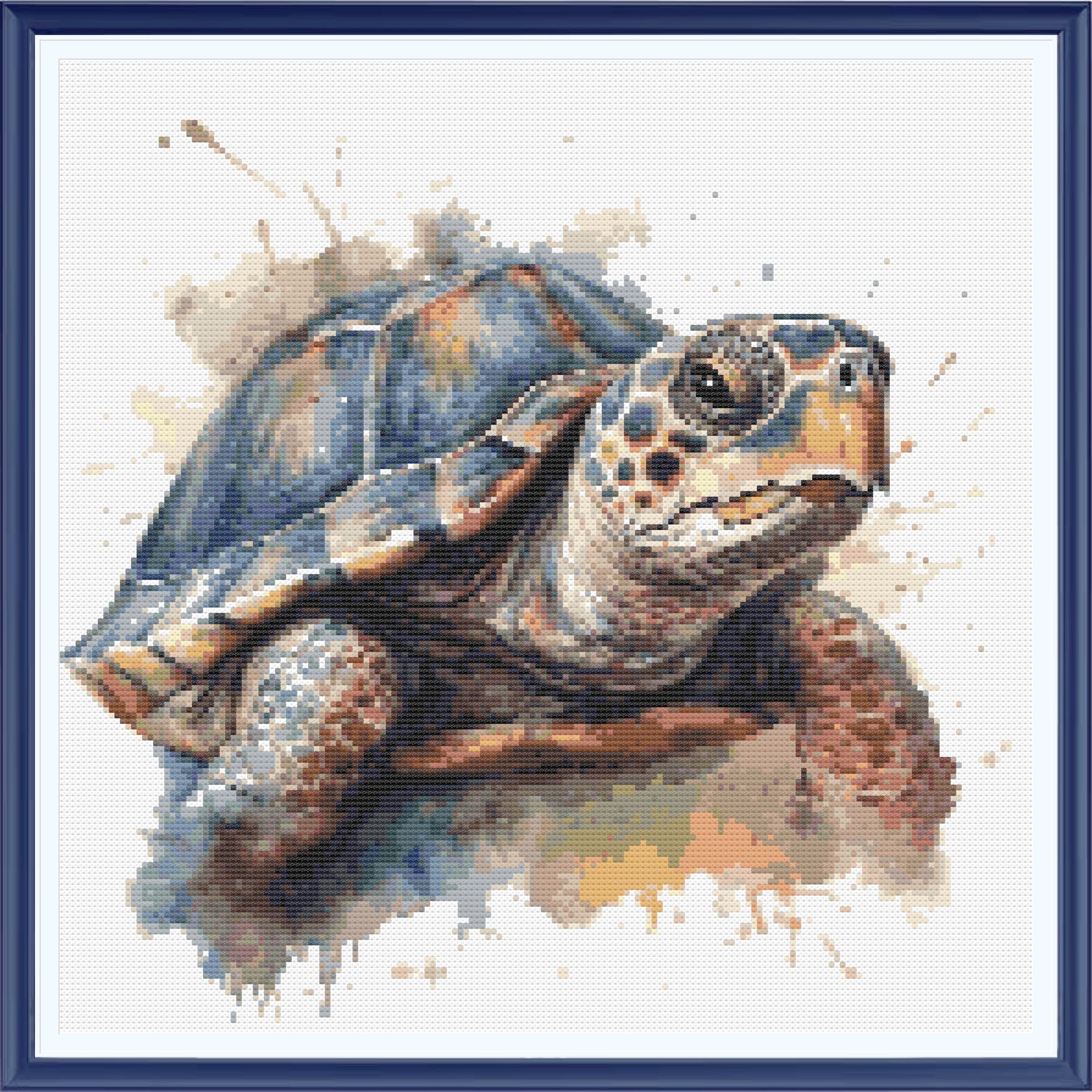 Tortoise Cross Stitch Pattern: Nature-inspired DIY Artwork (PDF Pattern ...