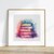 Vintage Book Stack Cross Stitch Pattern, Antique Literary Art, Pattern ...