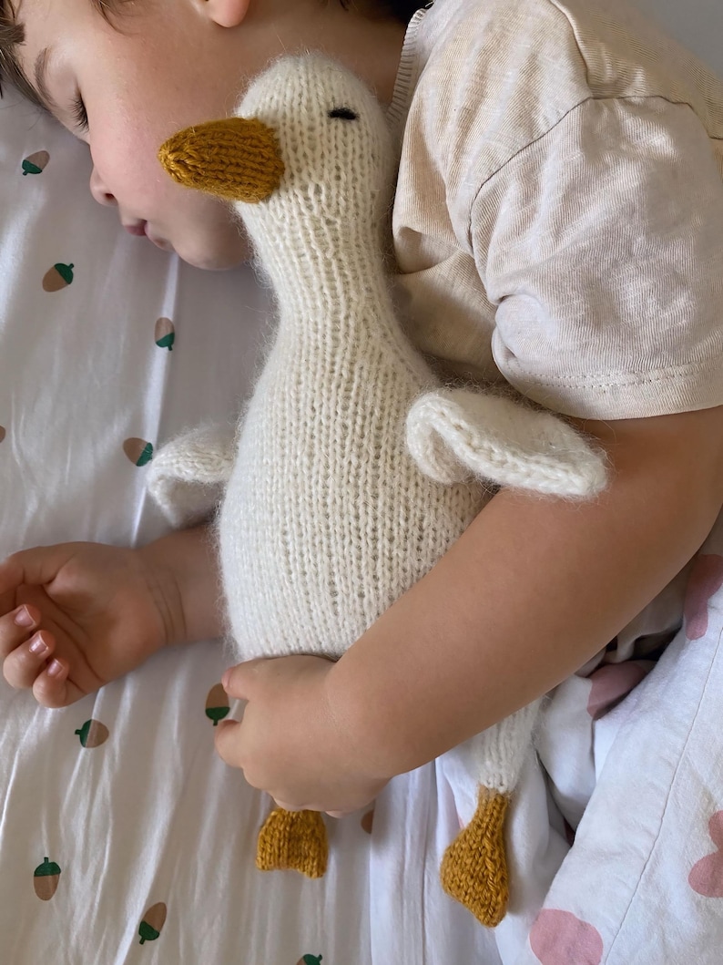 My Lovely Goose Toy KNITTING Pattern FLAT Version | Handmade Amigurumi ...