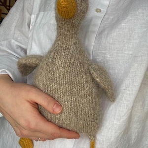 My Lovely Goose Toy KNITTING Pattern ROUND Version | Handmade Amigurumi ...