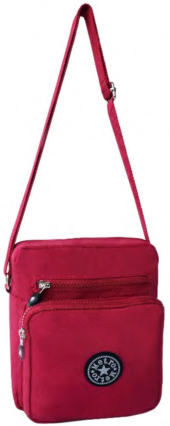 Three Section Nylon Crossbody Bag - Holidays, Everyday, Travel - Etsy UK
