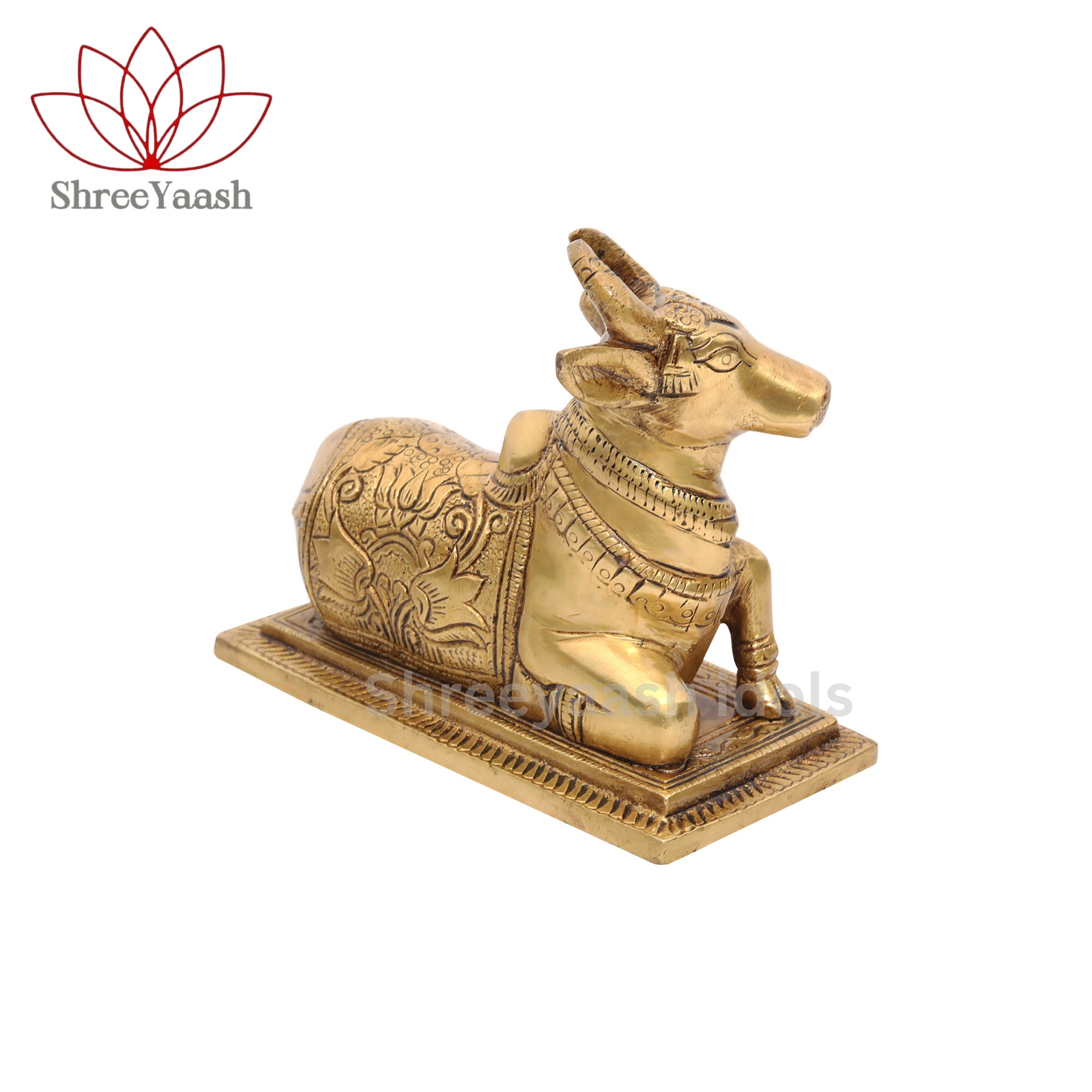 Small Nandi Statue, Gatekeeper of Shiva & Parvati, God Nandi Figure, 14 ...