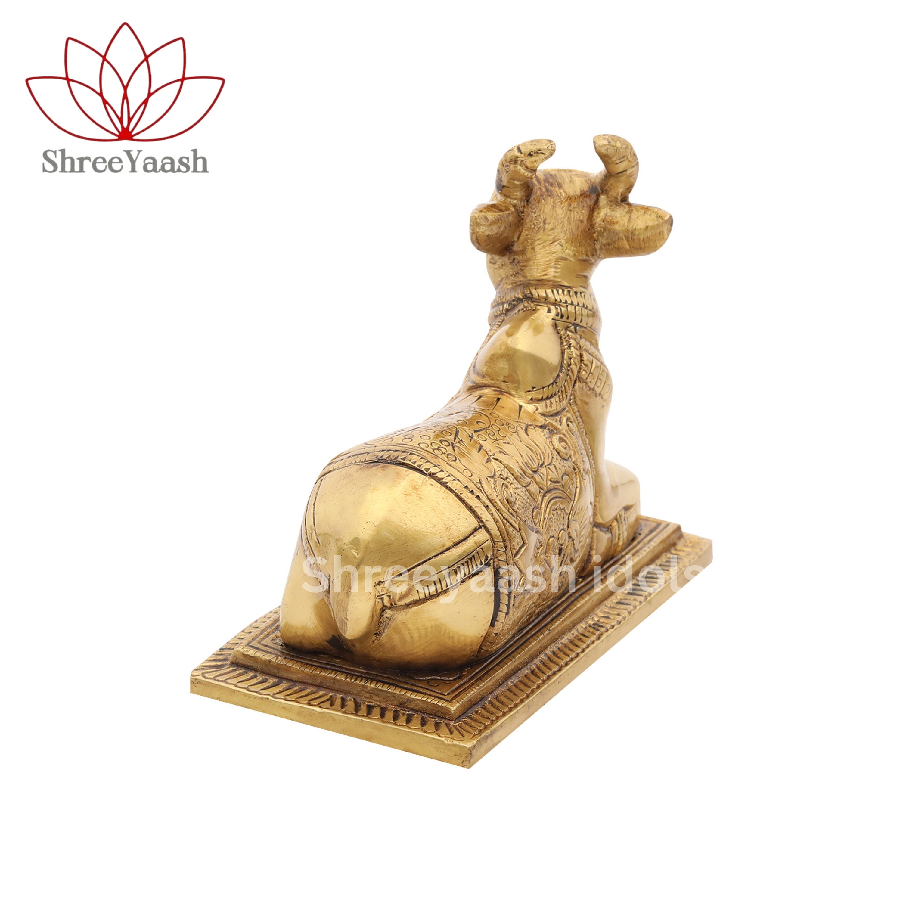 Small Nandi Statue, Gatekeeper of Shiva & Parvati, God Nandi Figure, 14 ...