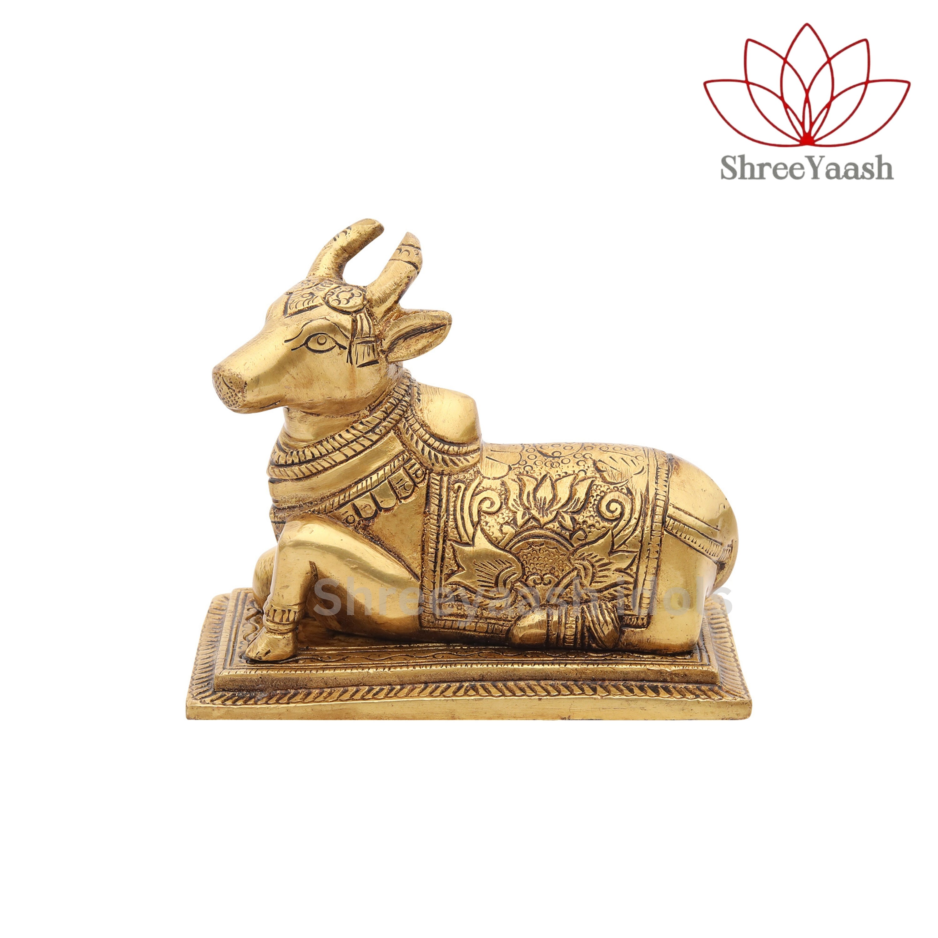 Small Nandi Statue, Gatekeeper of Shiva & Parvati, God Nandi Figure, 14 ...