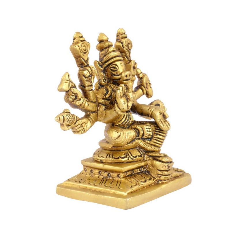 Shreeyaash Brass Varahi Statue, Varahi Amman Statue, Brass God Idols ...